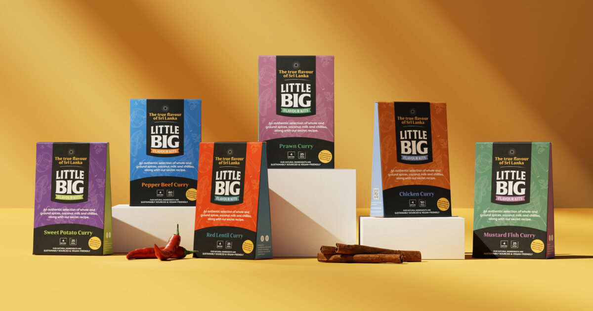 Little Big Flavour Kits branding, visual… | The Food Brand Guys™
